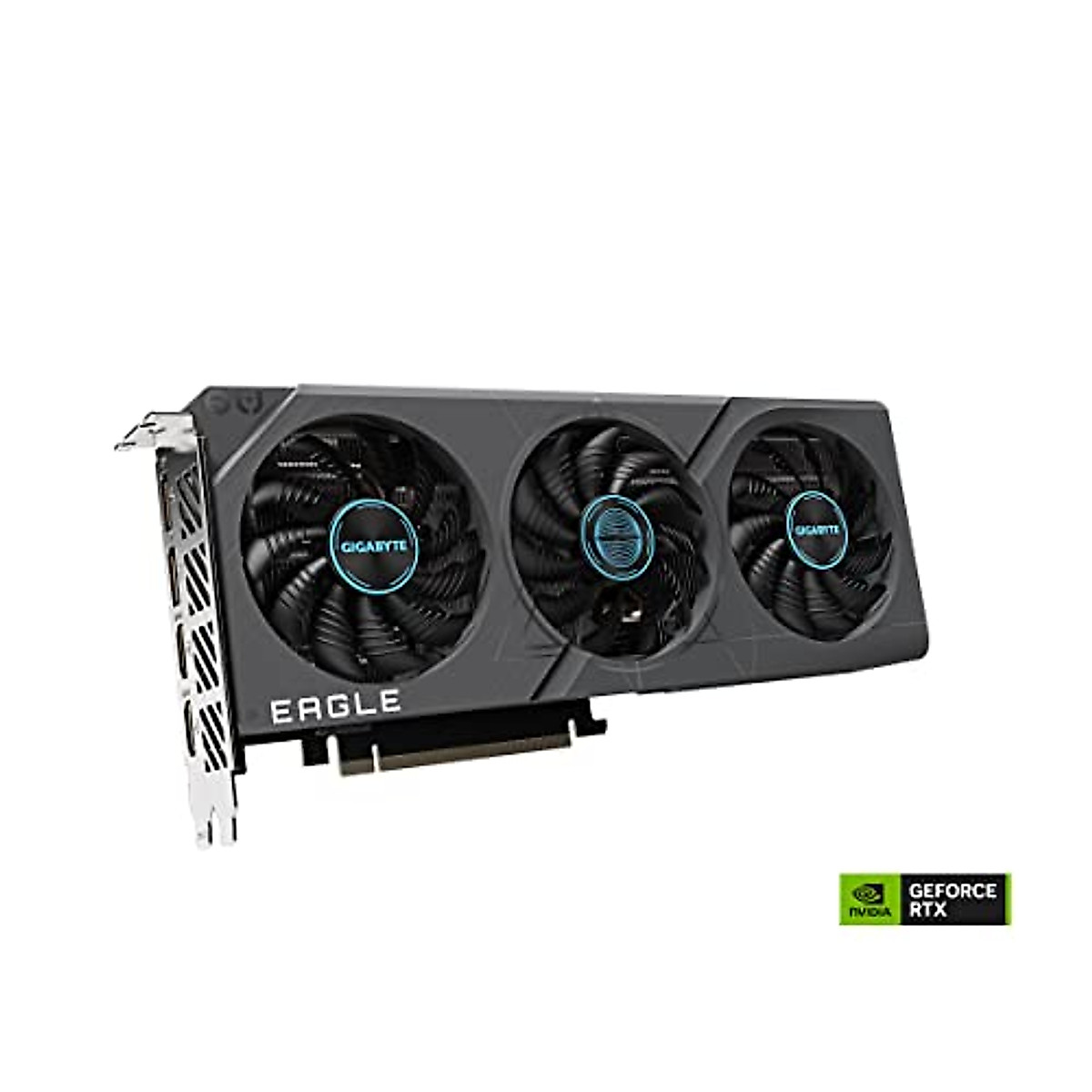 Gigabyte GV-N406TEAGLE-8GD GeForce RTX 4060 Ti Eagle 8G Graphics Card, 3X WINDFORCE Fans, 8GB 128-bit GDDR6, Video Card