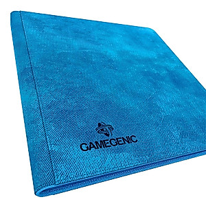 Gamegenic Blue 24-Pocket Zip-Up Album, 480 Card Capacity