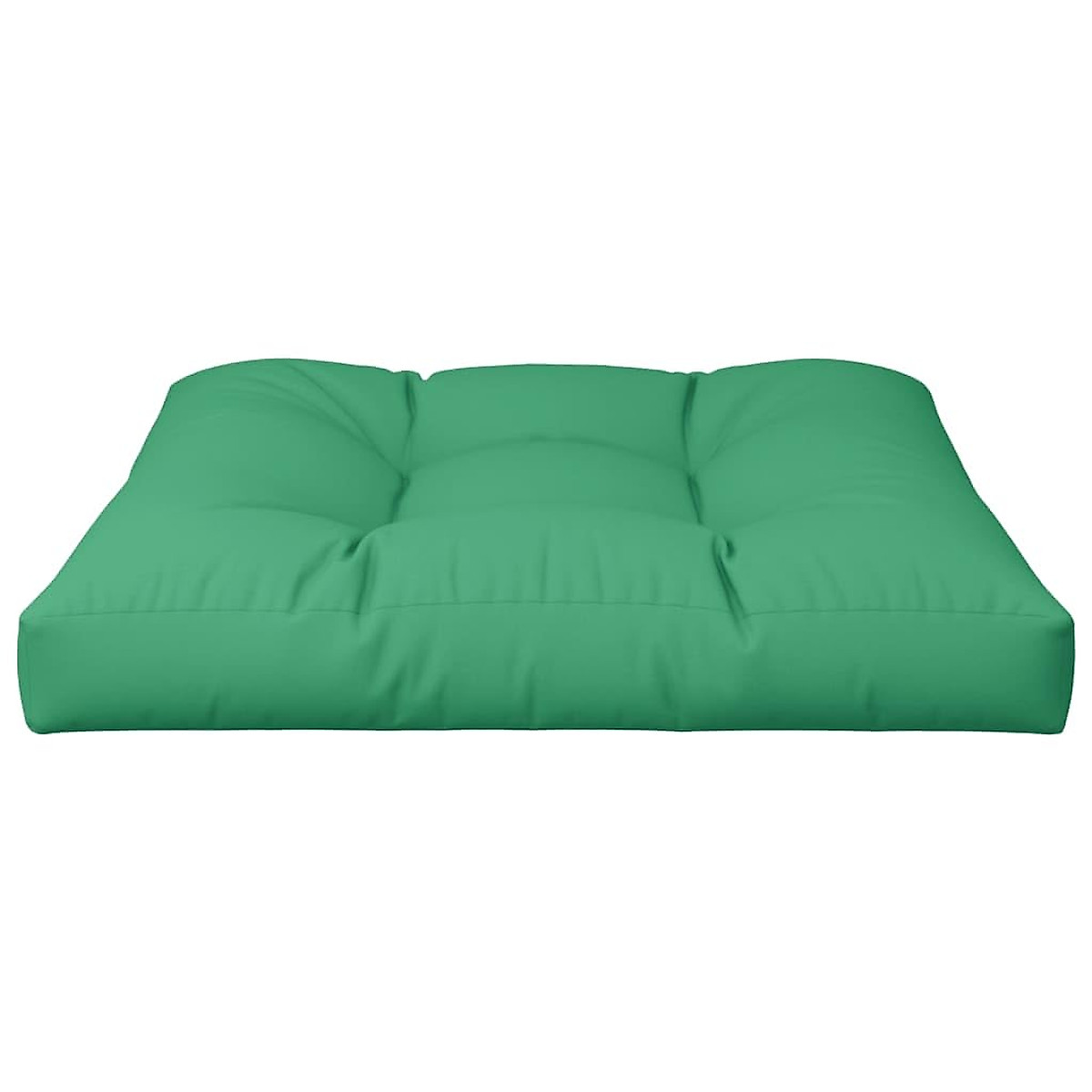 vidaXL Comfortable Pallet Cushion - Water Repellent Outdoor Seat Pad, 27.6"x27.6"x4.7", Perfect for Patio Furniture, Simple Maintenance, Vibrant Green Color