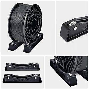 Weewooday 3D Printer Filament Spool Holder Filament Holder Fits All Spools of Any Size and All Filament Types for Pla/abs/TPU/Other 3D Printing Materials (1 Set)