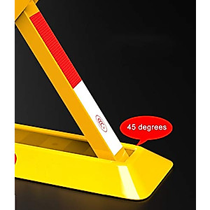 Parking Posts Folding,Private Car Parking Latch Space Lock,Protect Your Parking Space,Easy Installation Car Park Driveway Guard Saver