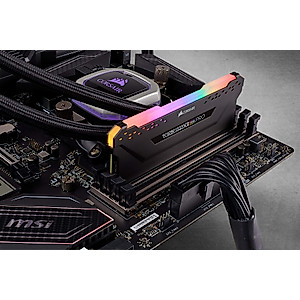 Corsair Vengeance RGB Pro 8GB (1x8GB) DDR4 3200 (PC4-25600) C16 Optimized for AMD Ryzen – Black
