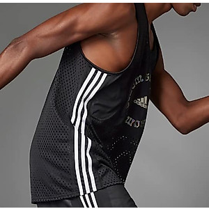 adidas Men's Running Break The NORM Tank TOP Black Size M