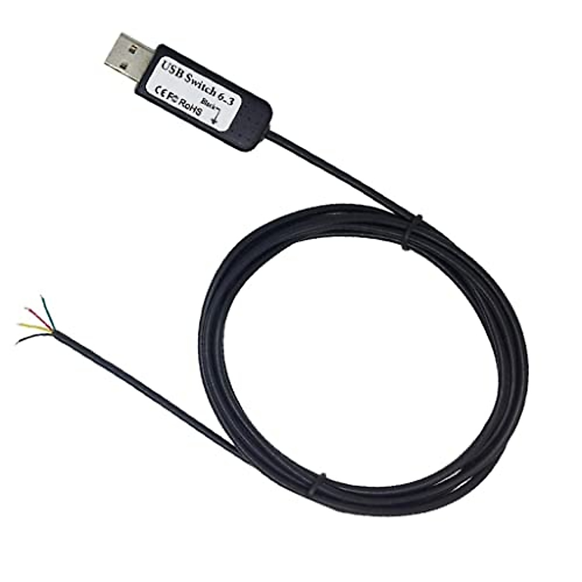 USB Switch Cable 7 to 6PCS Different Pedals DIY USBSWITCH6-6