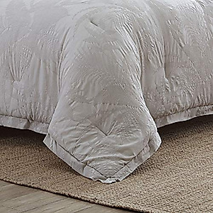 Tommy Bahama - King Comforter Set, Cotton Bedding with Matching Shams, All Season Home Decor (Abalone Beige, King)