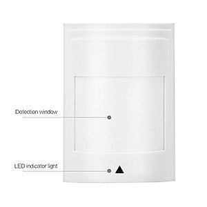 Wired Passive Infrared Motion Sensor Dual PIR Detector Alarm Alarm System 12V