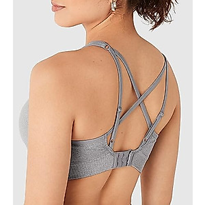 Victoria's Secret Pink Active Seamless Air Sports Bra, Medium Impact, Grey (S)