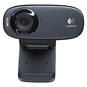 Logitech C310 Webcam - Black - USB 2.0-1 Pack(S)