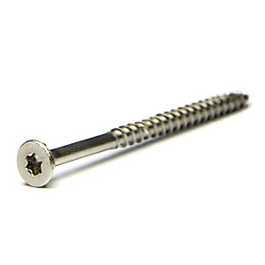 Star Drive Deck Screws 305 Stainless Steel Bugle Head Type 17 Point - #8 x 2-1/2" Qty 25