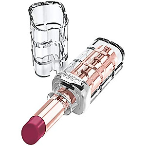 L'Oreal Paris Makeup Colour Riche Plump and Shine Lipstick, for Glossy, Radiant, Visibly Fuller Lips with an All-Day Moisturized Feel, Wild Fig Plump, 0.1 oz.