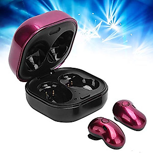 Kafuty-1 S6 Plus True Wireless Earbud,Bluetooth5.0 Headphone 6D Stereo Wireless Earphone with Charging Case,LED Color Screen,HD Call,Noise Reduction Headphone for Smart Phones/Sport(red)