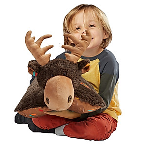 Pillow Pets 18” Sweet Scented Chocolate Moose, Stuffed Animal Plush Toy , Brown