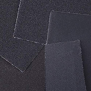 1/4 Sheet Sandpaper Assorted 80/120/180/240/320 Grit Hook & Loop or Clip on Sander Sheets 5.5" x 4.5" Silicon Carbide Sanding Sheets for Wet/Dry Palm Sanders Polishing Accessories, 50PCS…