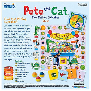 Briarpatch Pete the Cat The Missing Cupcakes Game, Fans of Pete the Cat Books, Ages 3+