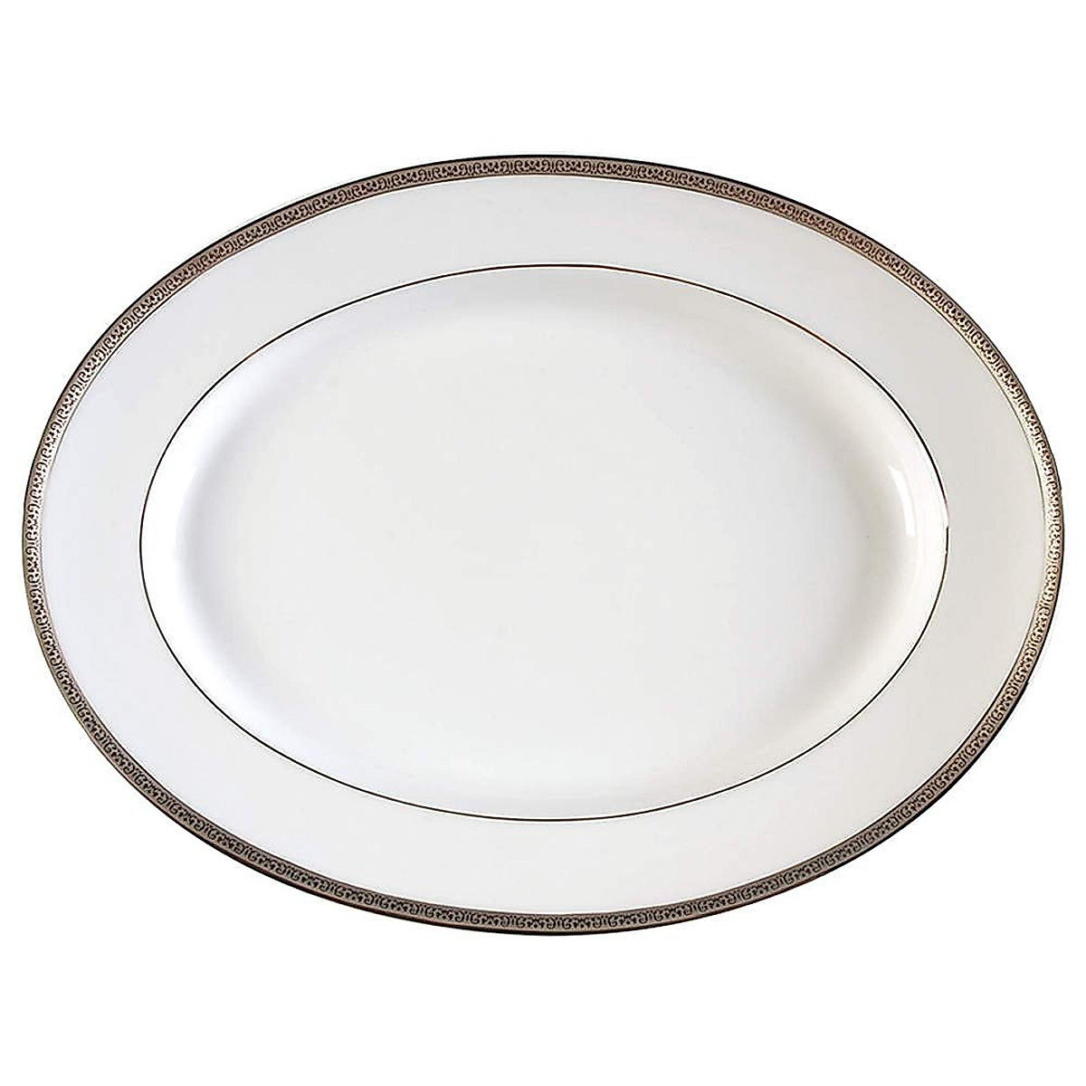 Charter Club Grand Buffet Platinum Oval Serving Platter