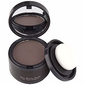 gowwim Hairline Powder(Dark Brown) Hair Root Dye, Instantly Hair Color Shadow Cover Gray Hair Root, Hair Touch-Up, Thin Hair Powder 4 g