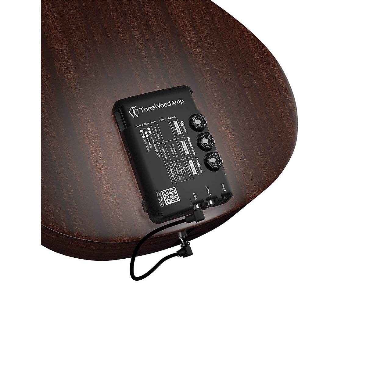 Acoustic Effects- No Amp Required! ToneWoodAmp SOLO Multi-Effect Processor for Acoustic-Electric Guitars (Right Handed)