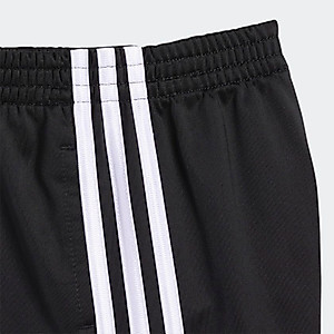 adidas Boys' Active Sports Athletic Tricot Jogger Pant, Iconic Adi Black, 7