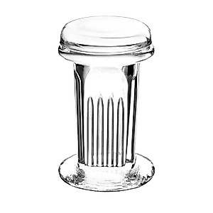 QWORK Coplin Staining Jar, 5 Slide Capacity 60 ml Glass Staining Tank