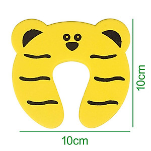 SagaSave Finger Pinch Guard Child Door Stopper Foam Door Slam Stopper Prevents Finger Pinch Injuries, and Baby or Pet from Getting Locked in Room