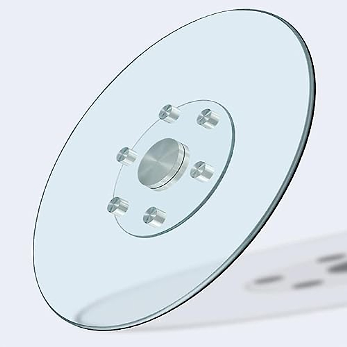 DOUKI Glass Lazy Susan Turntable For Dining Table 24in Tabletop Rotating Serving Swivel Large Serving Plate Lazy Susan Organizer For Table (Size : 36inch(90cm))