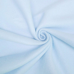 American Baby Company Fleece Blanket with Silk-Like Satin Trim, Soft, Warm & Cozy, Blue, 30" x 40" for Boys and Girls, Perfect for Baby Carrier, Stroller, Travel and Gifting