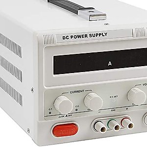 DC Power Supply, MP3020D 0-30V 0-20A Digital LED Regulated Variable Lab DC Bench Power Supply Adjustable Forced Air Cooling with Power Line