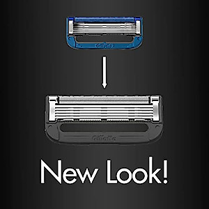 Gillette Mens Razor Blade Refills with Exfoliating Bar by GilletteLabs, Compatible Only with GilletteLabs Razors with Exfoliating Bar and Heated Razor, 10 Razor Blade Cartridges