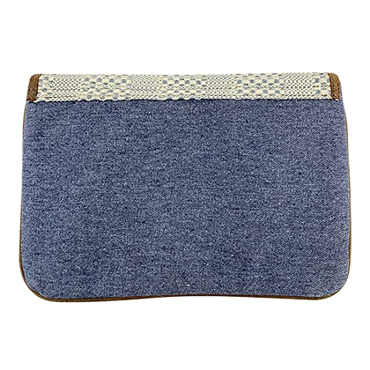 Hide & Drink, Envelope Clutch Bag Handmade from Denim & Raw Canvas, Water Resistant, Durable - Interlaken