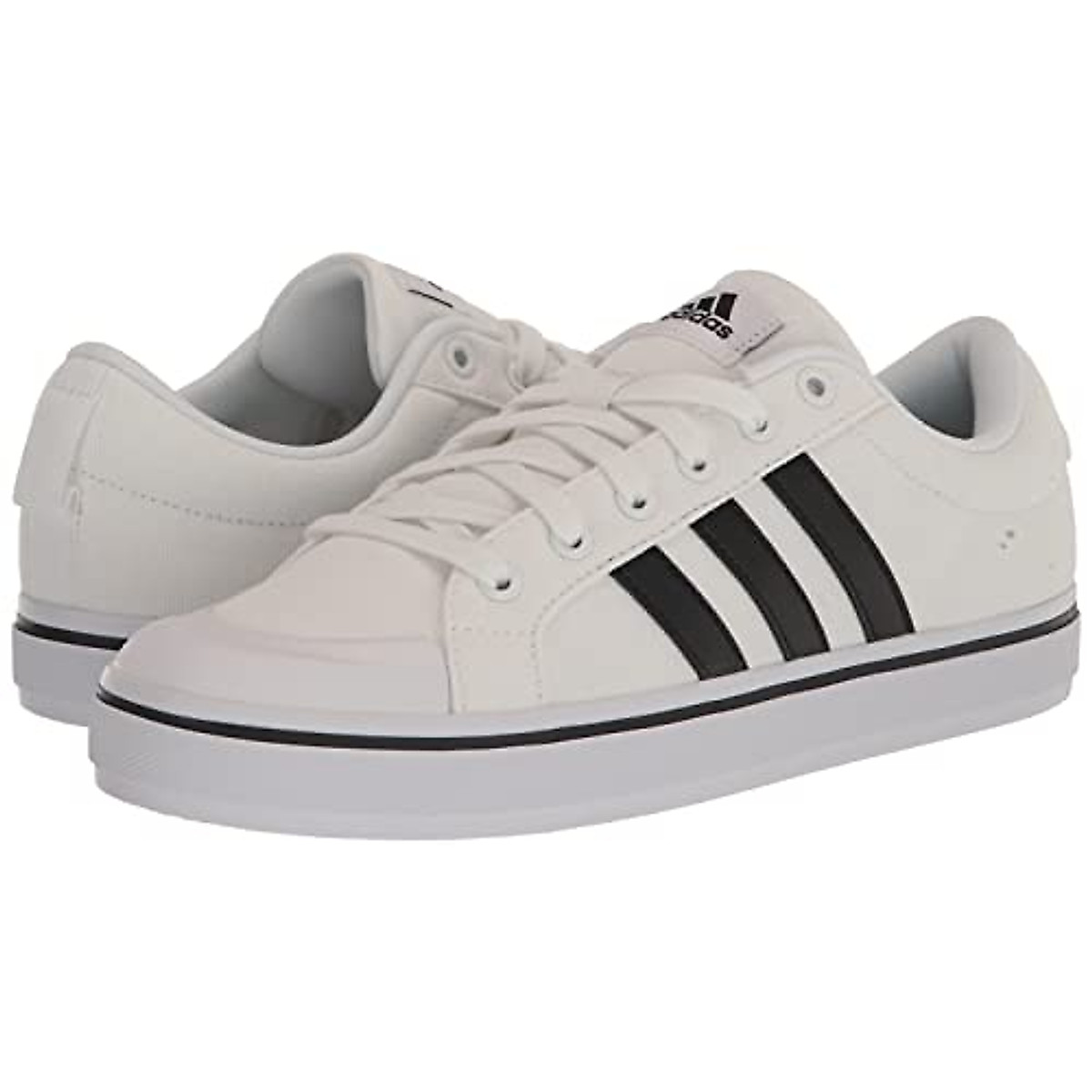 adidas Men's Bravada 2.0 Skate Shoe, White/Black/Black, 8