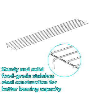 28 Inch Griddle Wind Guard/Wind Screen and Griddle Warming Rack for Blackstone 28 Inch Griddle, Griddle Accessories Kit for Blackstone (For 28")