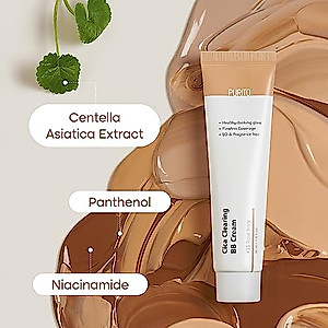 PURITO Cica Clearing BB Cream #23 Natural Beige 1 fl.oz / 30ml, Vegan bb cream, foundation, cruelty free