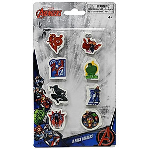 Marvel Avengers School Supplies Set - Avengers Stationery Bundle with Avengers Pencil Case, Avengers Pencils, Erasers, Stickers, More | Marvel School Supplies for Boys