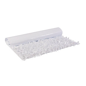 White Vinyl Floral Sheeting, 3 Feet x 3 Feet, Parade Float Decorations for Trailer, Party Decorations