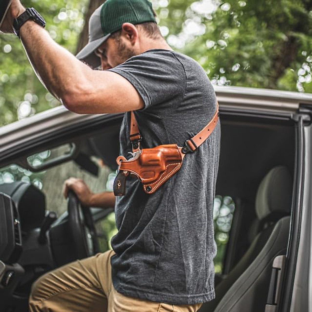 Galco Vertical Holster System VHS 4.0, Tan - VHS4-132