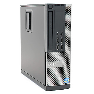 Dell Optiplex 7010 Small Form Desktop, Intel Quad Core i7 3770 3.4Ghz, 32GB RAM, 2TB Hard Drive, DVD-RW, Windows 10 Pro (Renewed)