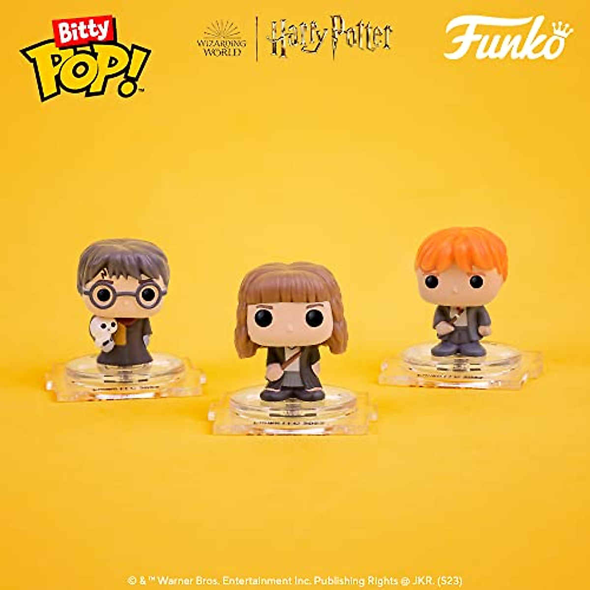 Funko Bitty Pop! Harry Potter Mini Collectible Toys 4-Pack - Albus Dumbledore, Nearly Headless Nick, Minerva McGonagall & Mystery Chase Figure (Styles May Vary)