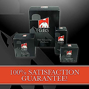 G.B.S 9 Pc Shaving Set - Non Slip DE Safety Razor Shaving Brush Stand 5 oz Sandalwood Aftershave, Mug with G.B.S Natural Soap +15 Blades Adjustable Convenient