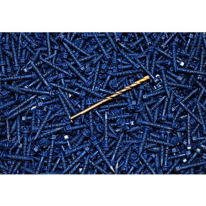 Lexar Industrial (500) Hex Washer Head 3/16 x 1-1/4 Concrete Masonry Screws Tapcon Anchor & Bit