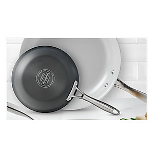 Tramontina Hard Anodized Skillets, Ceramic Non-Stick Interior, 3 Pack