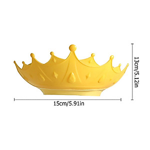 Baby | Baby Crown Bath Head Visor, Adjustable Kids, Baby Shampoo Shower Protection Waterproof Bathing Hat for Toddler Children