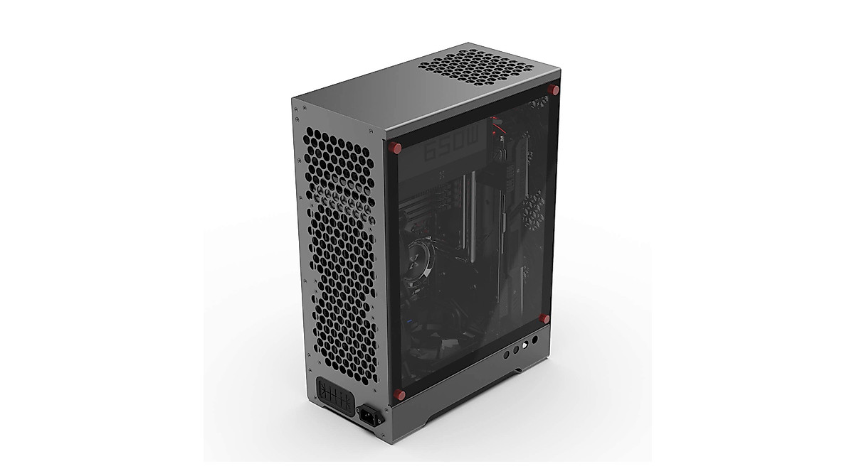 C1 Micro ATX Gaming PC Case with Water Cooling and Aluminum Alloy