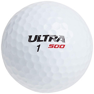 Wilson Ultra 500 Straight Golf Ball (15-Pack), White