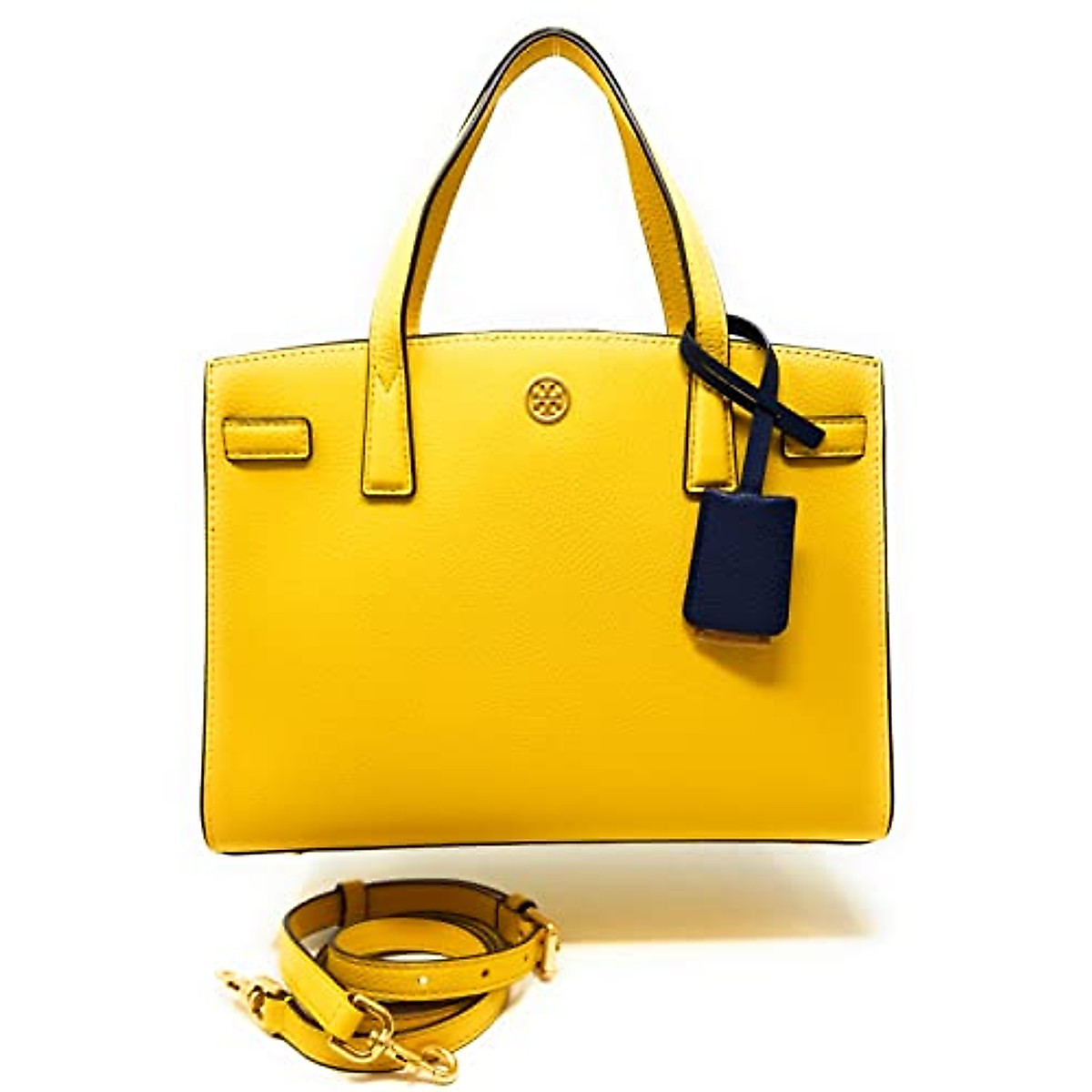 Tory Burch Women's Small Walker Satchel Shoulder Crossbody Bag (Goldfinch)