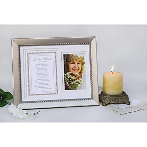 In Loving Memory Sentiment Memorial Picture Frame- Sympathy Gift for Loss of Loves Ones - Memorial Gift (Silver)