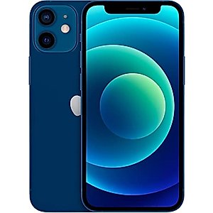 Apple iPhone 12 Mini, 64GB, Blue - Unlocked (Renewed Premium)