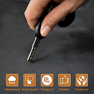 TOHONFOO Foosball Table Cover Soccer Table Cover Outdoor/Indoor Heavy Duty Water-Resistant 210D Oxford Fabric Universal GameTable Protection