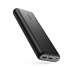 Anker PowerCore 20,100mAh Portable Charger Ultra High Capacity Power Bank with 4.8A Output and PowerIQ Technology, External Battery Pack for iPhone, iPad & Samsung Galaxy & More (Black)