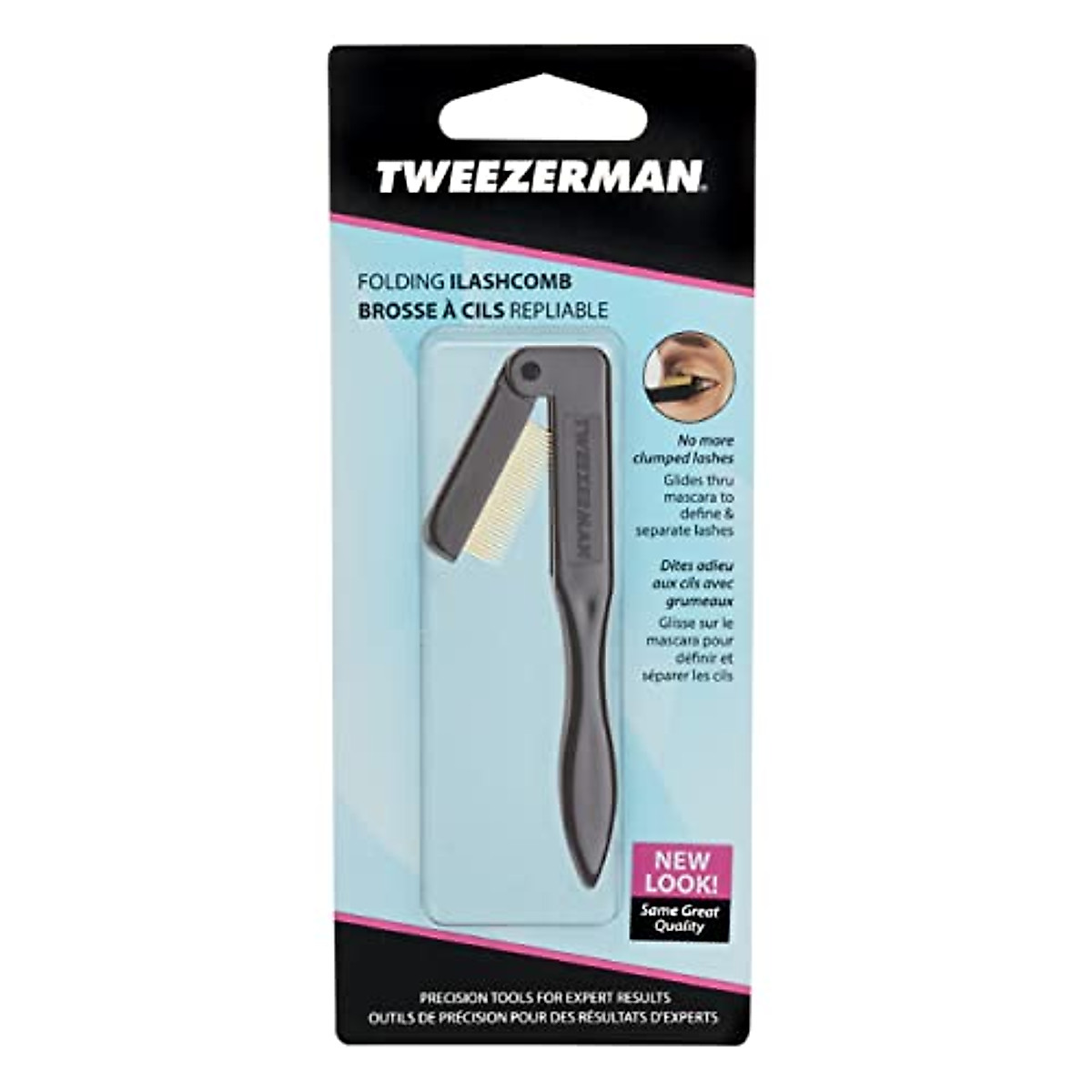 Tweezerman Folding iLashComb Model No. 1054-R