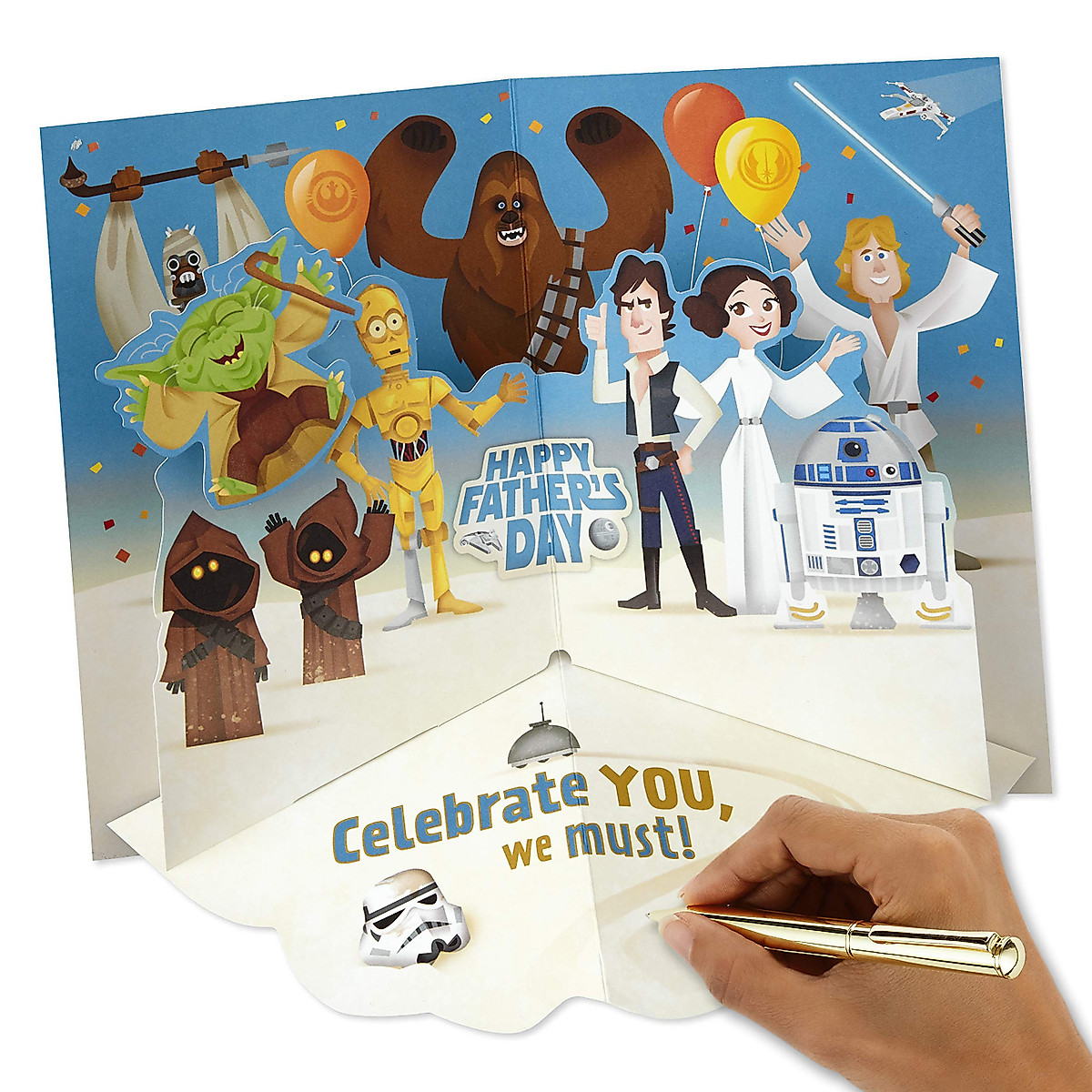 Hallmark Star Wars Father's Day Card (Yoda, Celebrate You, We Must), May the 4th